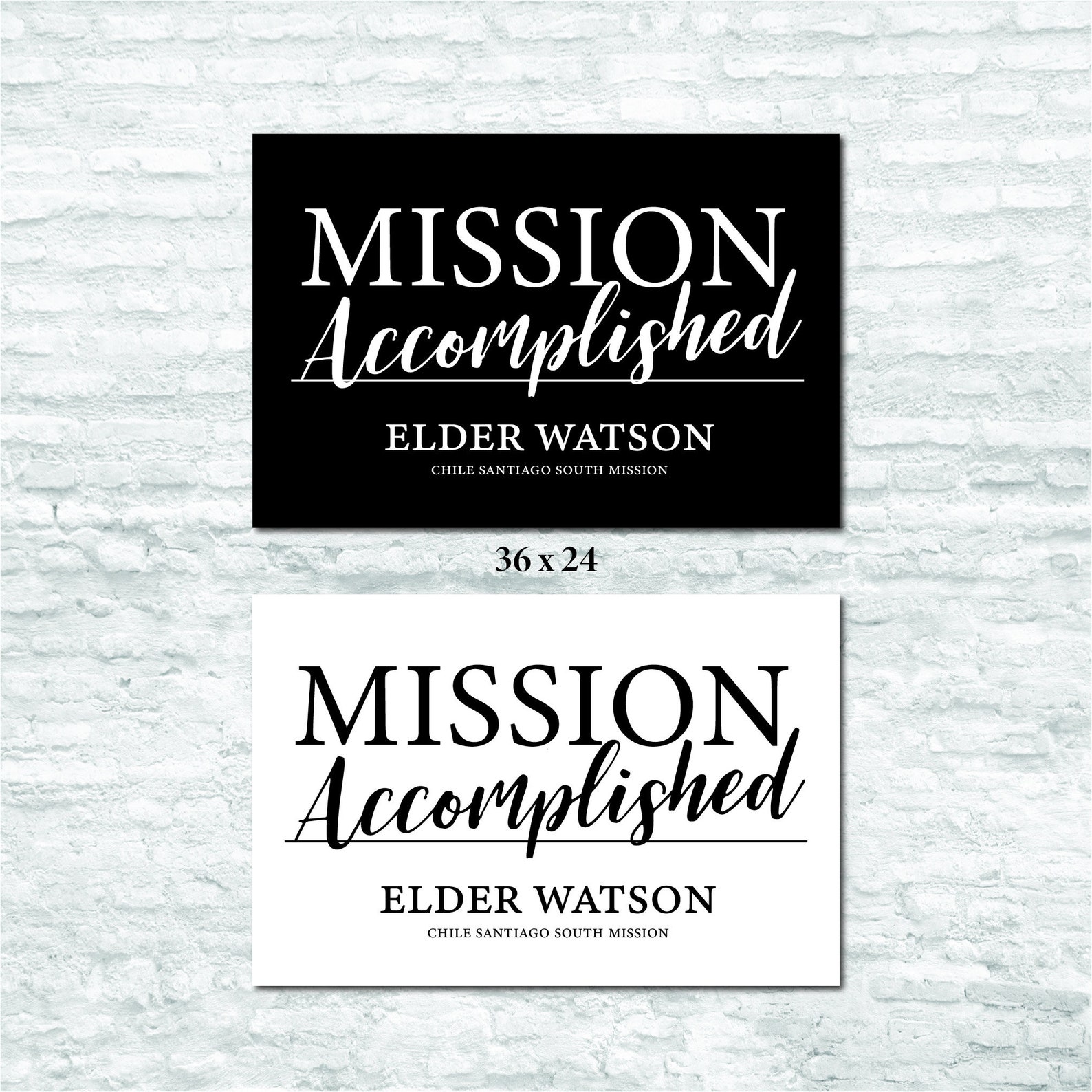 Personalized Return Missionary Banner: Welcome Home Celebration - Etsy