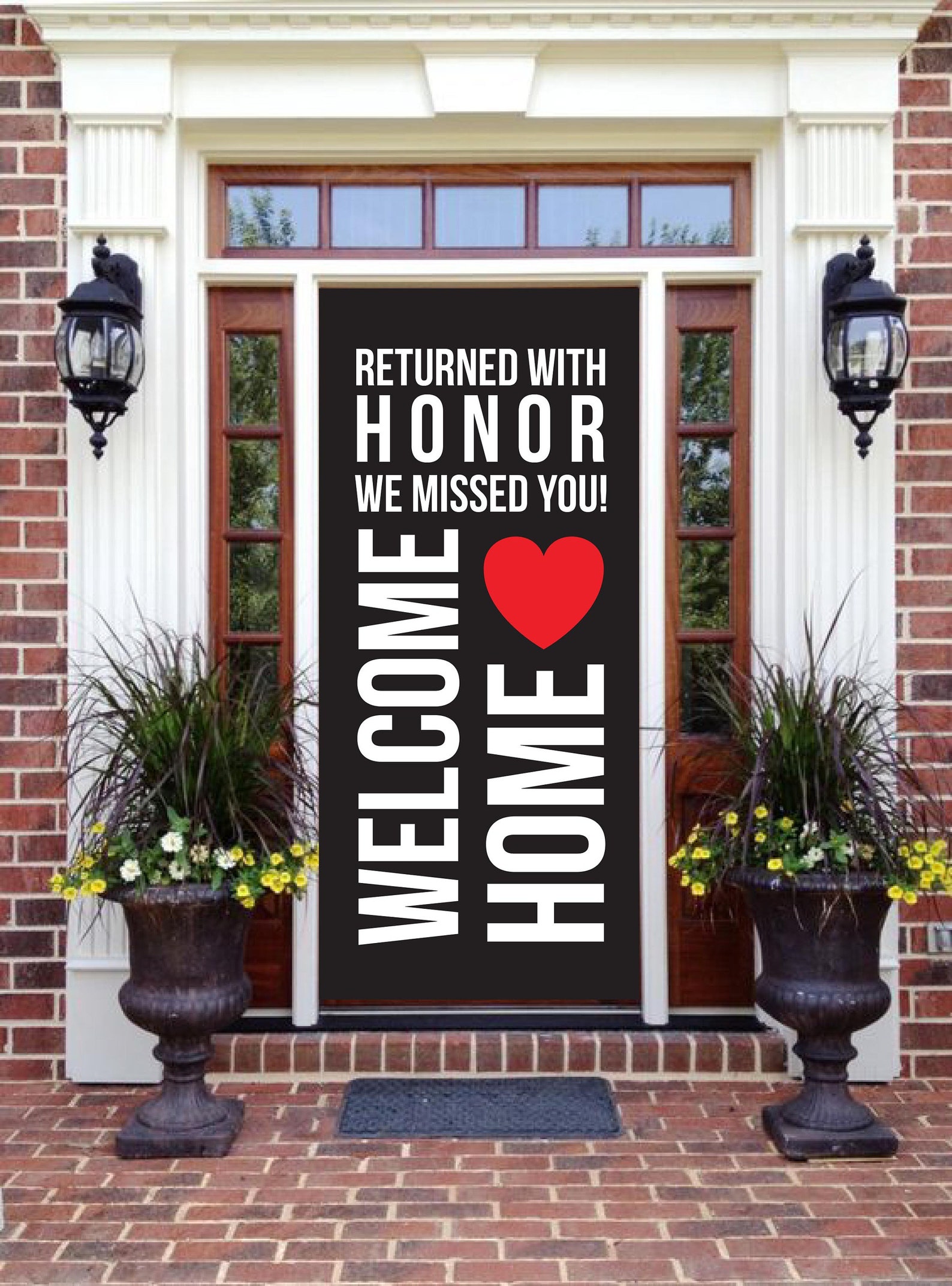 Welcome Home Printable Missionary Banner Door Banner Return | Etsy