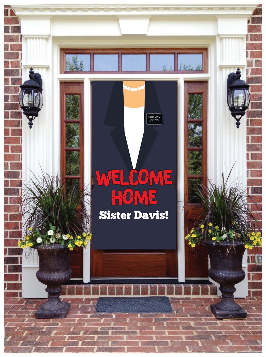 Personalized Welcome Home Missionary Banner (digital File) - Etsy