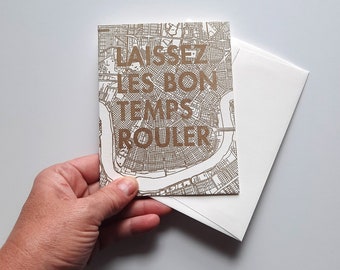 Printable Laissez Les Bon Temps Rouler Stationery: Instant Download as ...