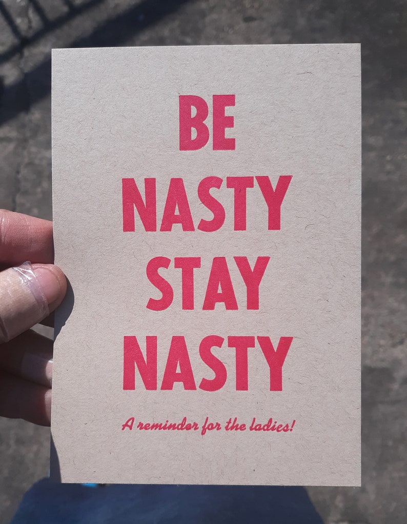 Paper & Party Supplies Paper Stay Nasty Postcards Postcards etna.com.pe