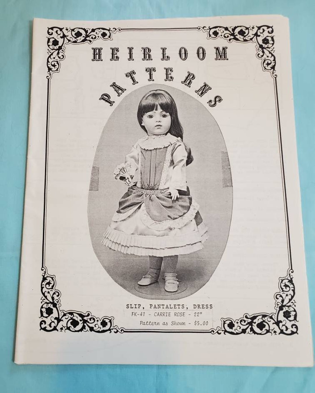 Heirloom Doll Pattern, 22 Inch - Etsy