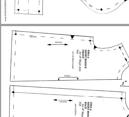 Doll Clothes PDF Pattern for 18'' Magic Attic Doll by NICOLE - Etsy