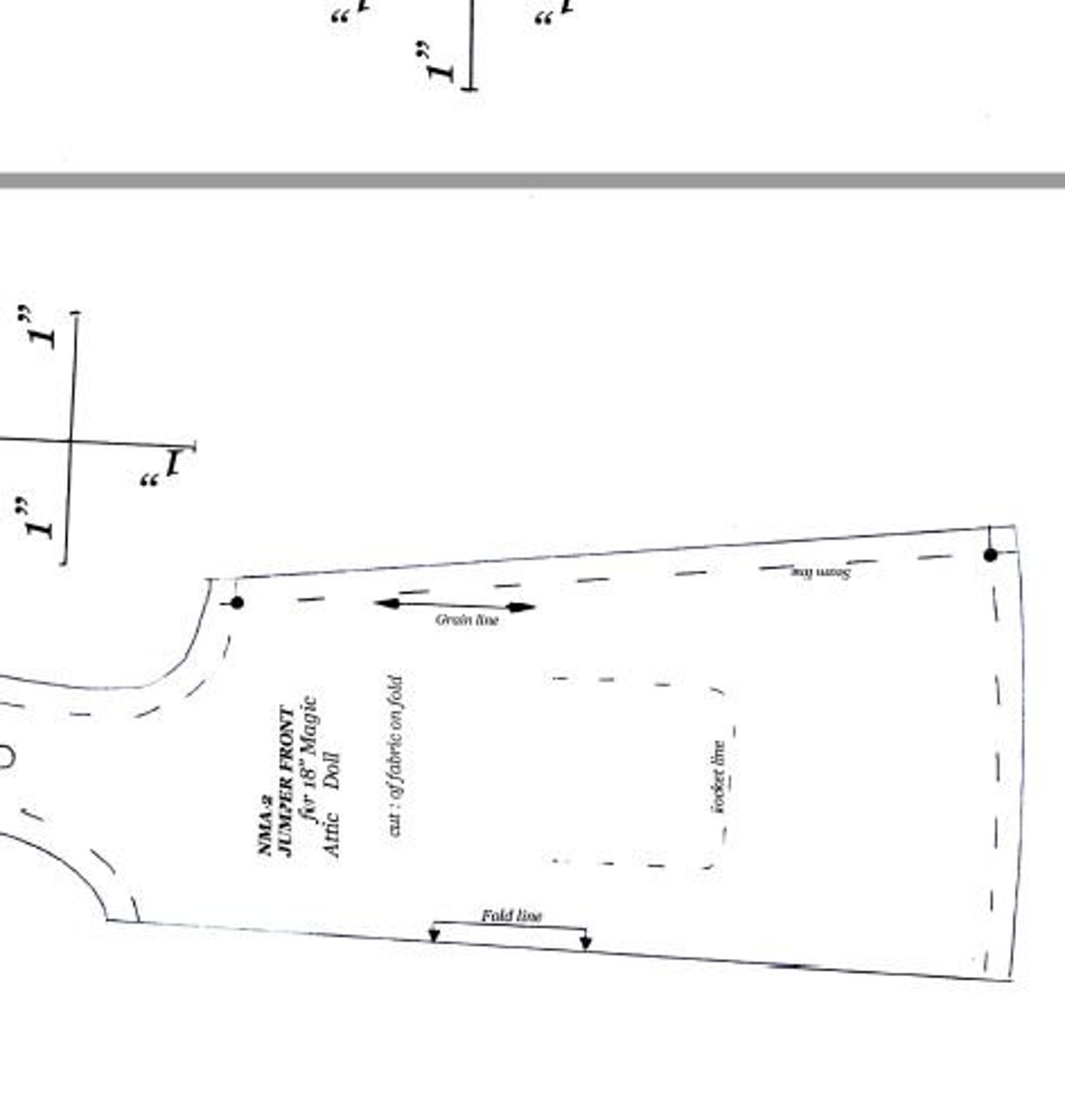 Doll Clothes PDF Pattern for 18'' Magic Attic Doll by NICOLE - Etsy