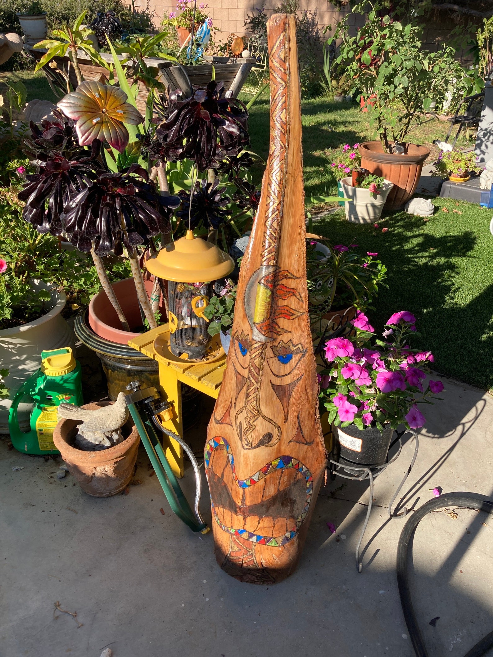 Sun and Moon Tiki - Etsy