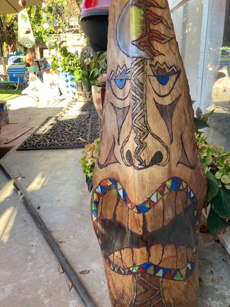 Sun and Moon Tiki - Etsy