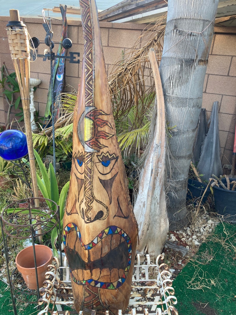Sun and Moon Tiki - Etsy