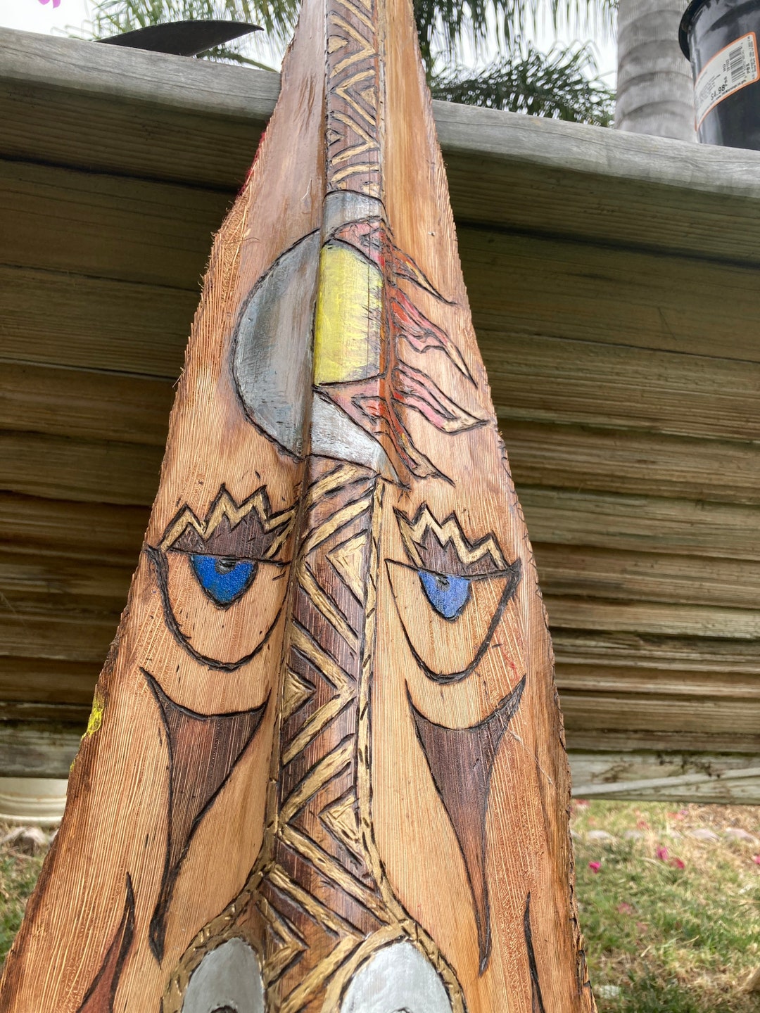 Sun and Moon Tiki - Etsy