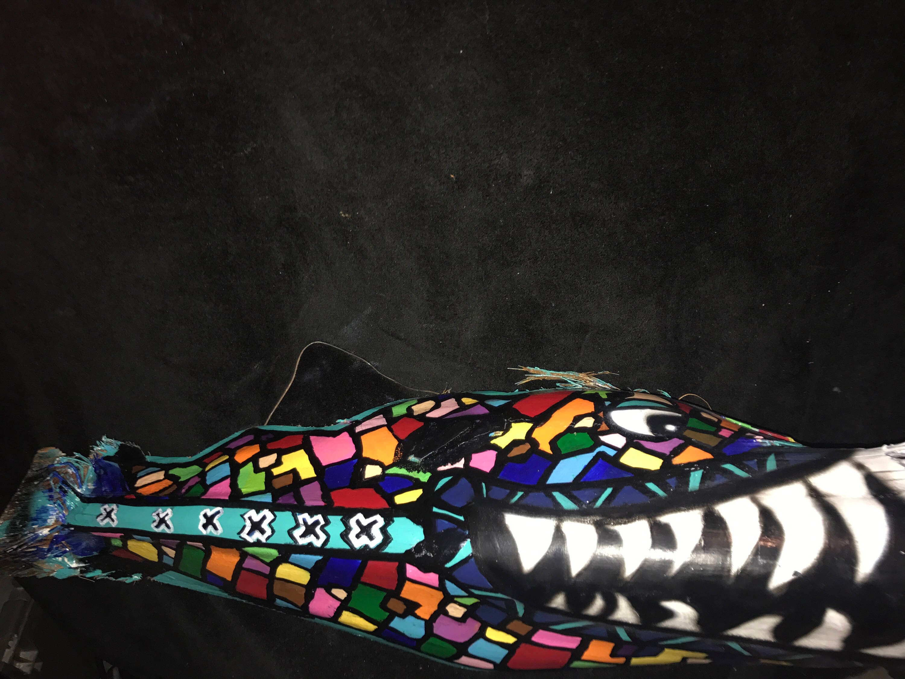 Tiki Fish Palm Frond - Etsy