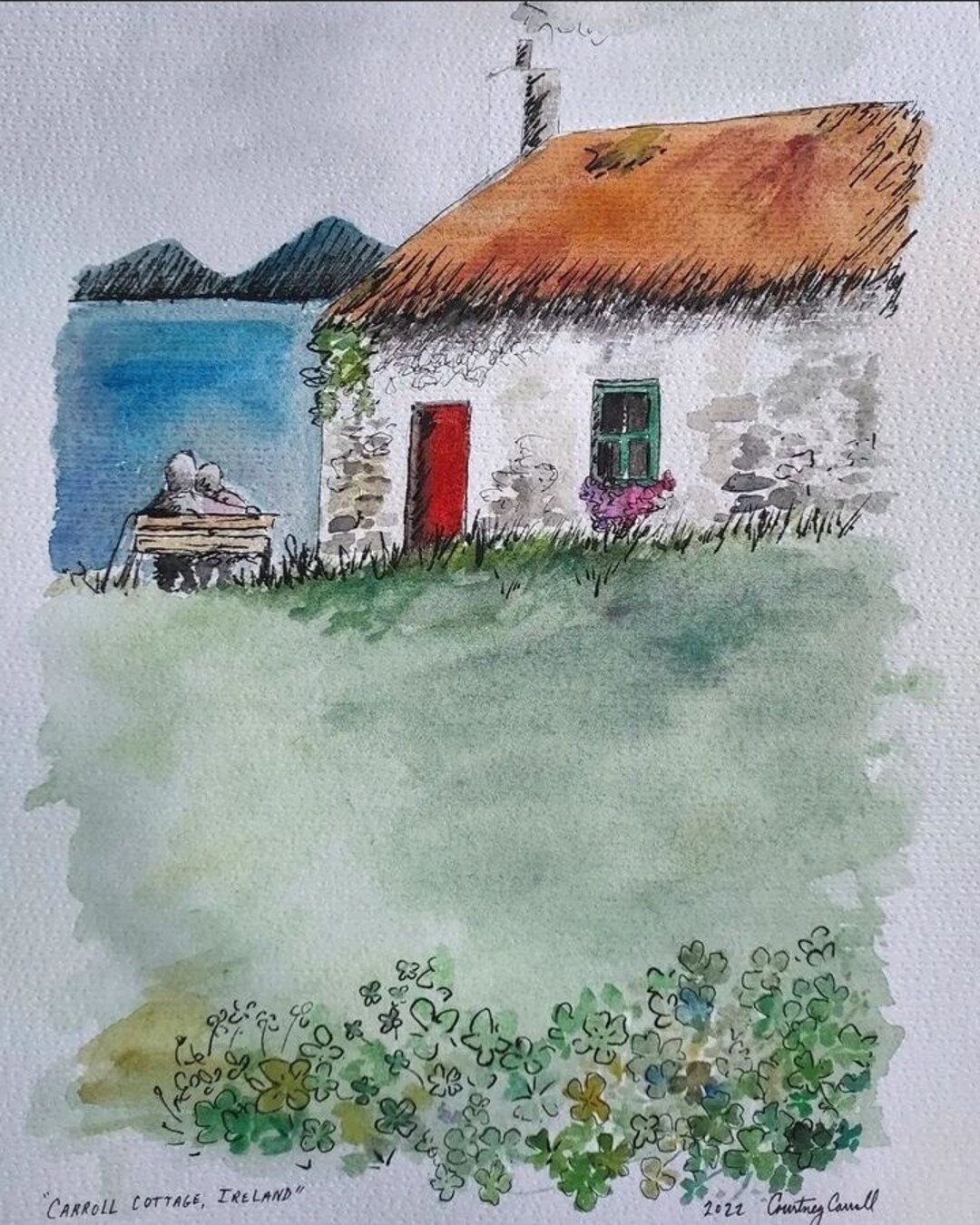Ireland Watercolor Print - Etsy
