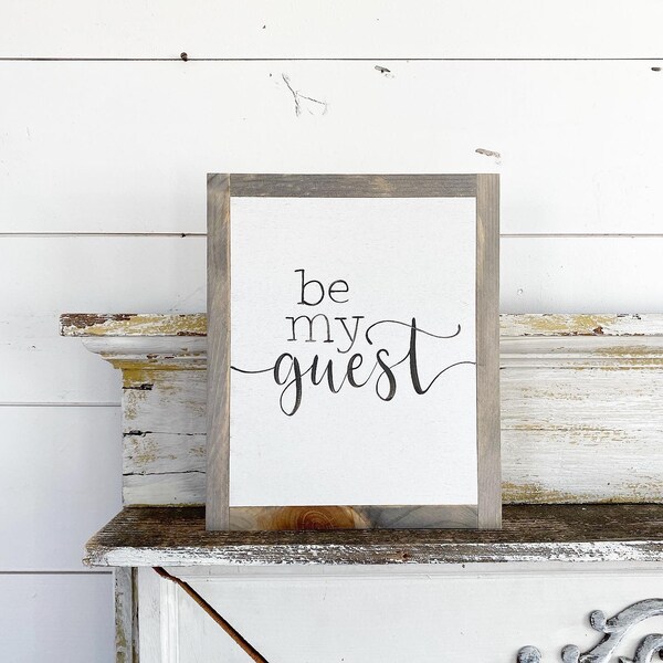 Be My Guest - Etsy