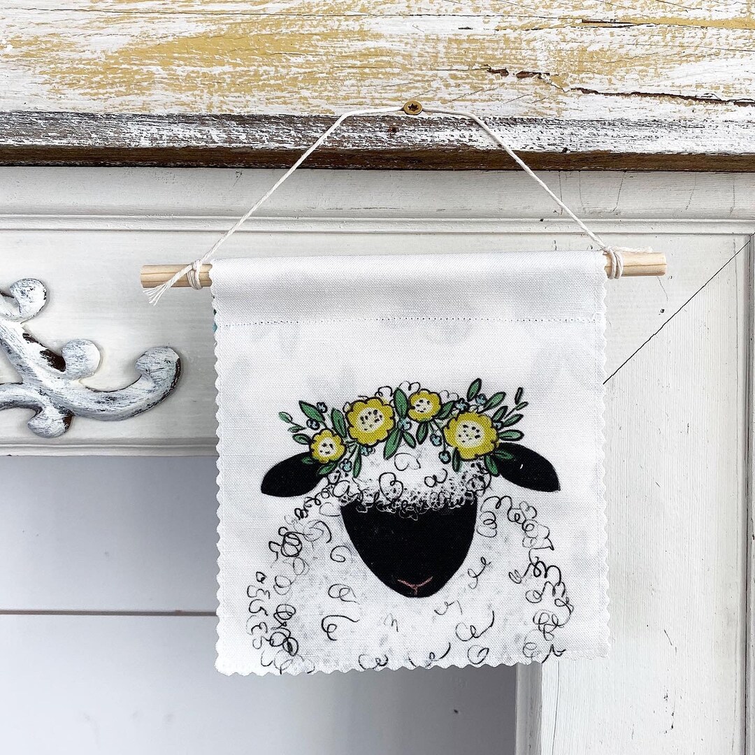 Discontinued Sheep Banner/wall Hanging/ Pennant - Etsy