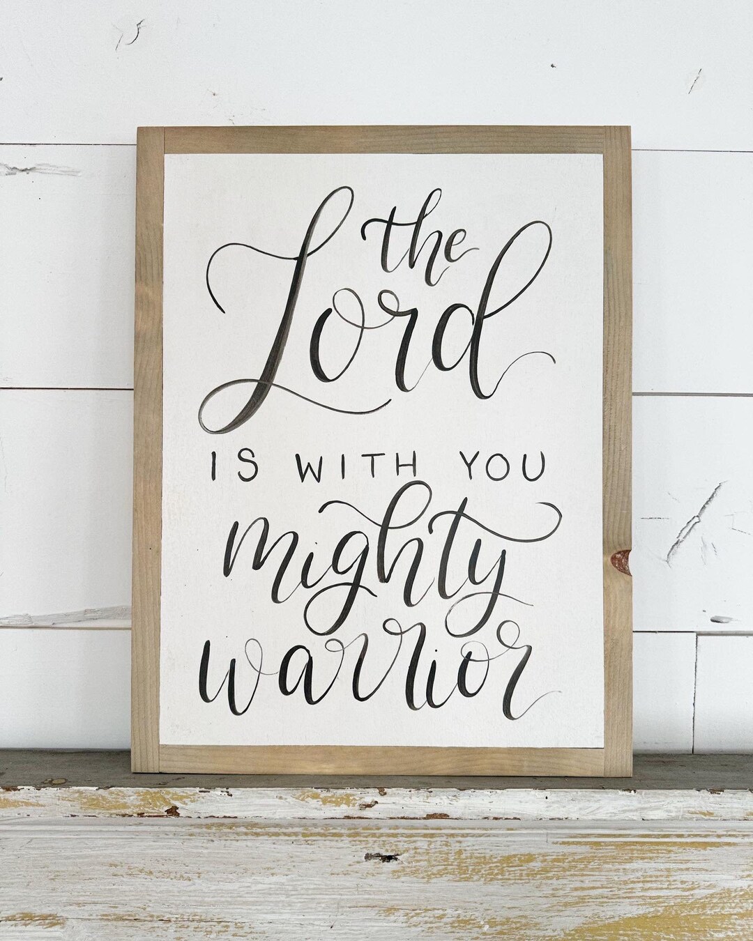 The Lord is With You Mighty Warrior - Etsy