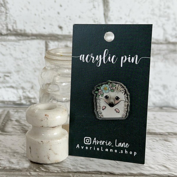 Hedgehog Pin - Etsy