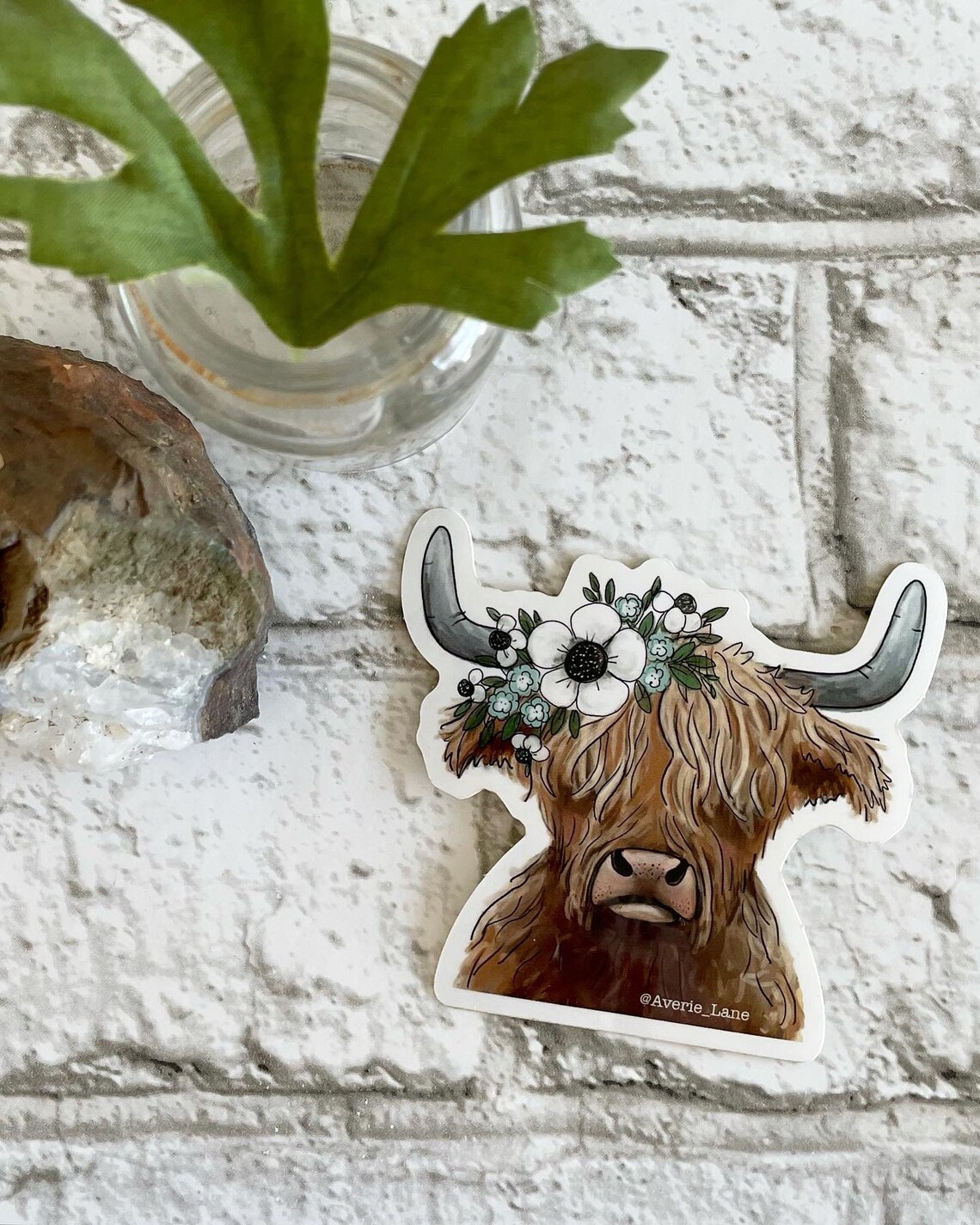 Highland Cow Sticker - Etsy