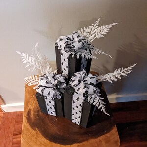 Rustic Farmhouse Style Wood Presents| Christmas Decorations| 4x4 Wood ...