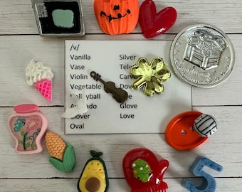 SLP Set of Speech Sound Mini Objects for Articulation - Etsy