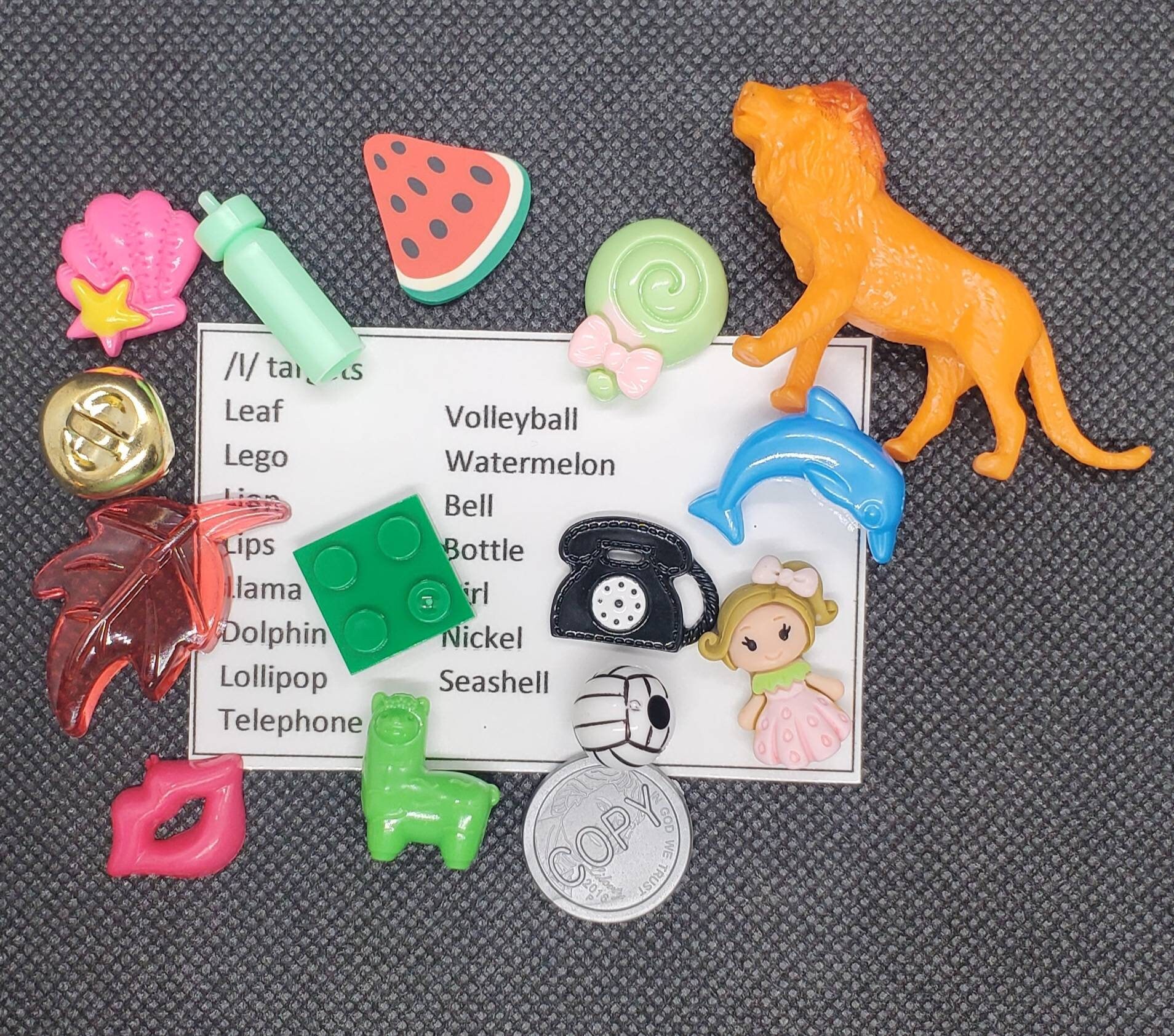Speech Therapy Miniature Objects for Articulation Phonology - Etsy