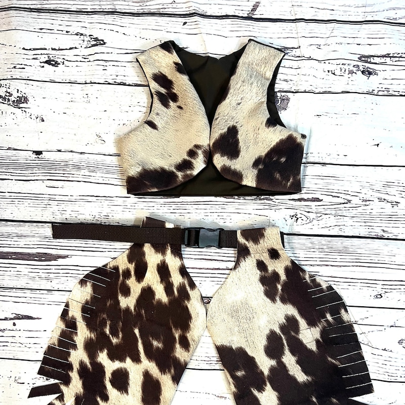 Cow Print Chaps - Etsy