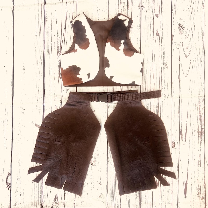 Cow Print Chaps - Etsy