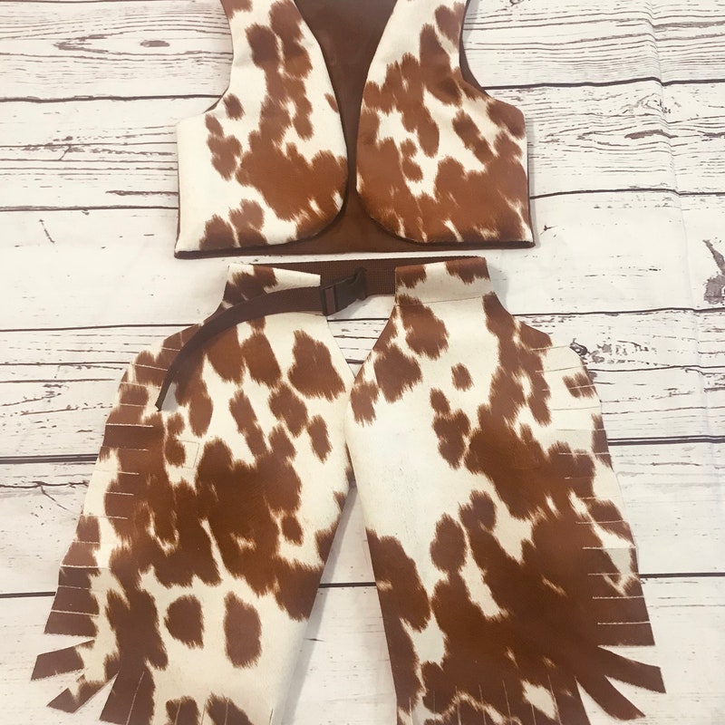 Cow Print Chaps - Etsy
