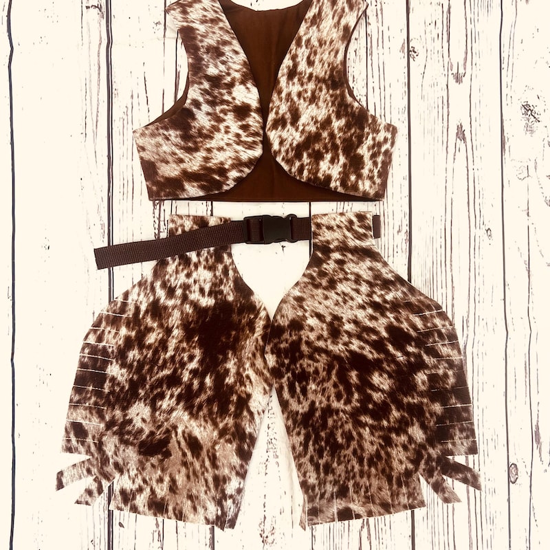 Cowhide Vest - Etsy