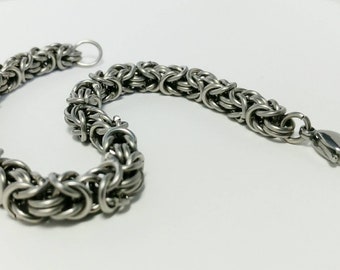 Byzantine Chainmaille Bracelet - Etsy