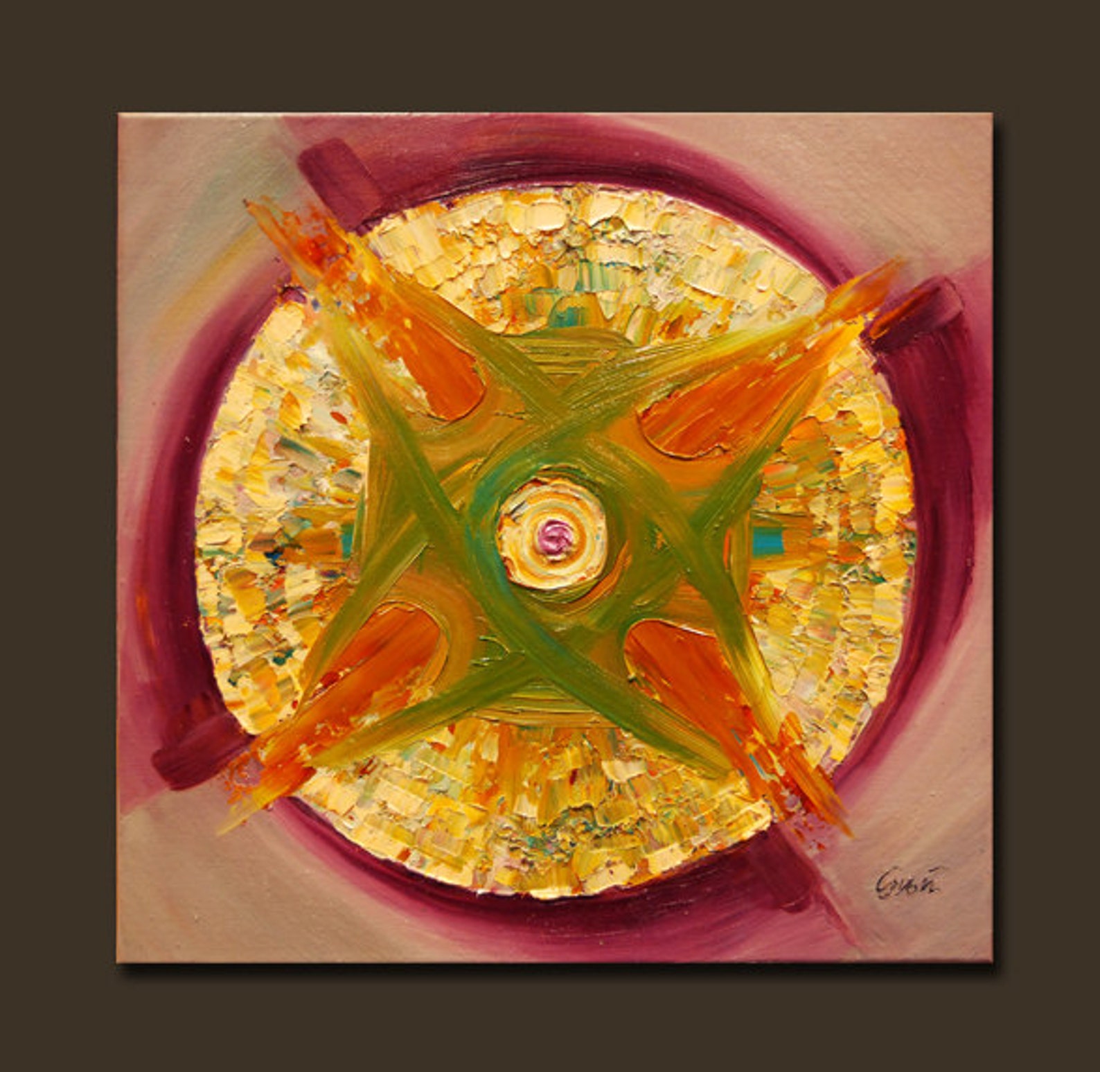 ORIGINAL Mandala Painting, Spiritual Art, Meditation Art, Mandala Art ...