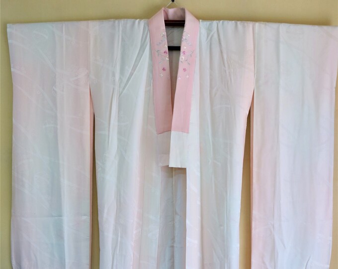 Silk Juban / Vintage Japanese Juban for Furisode / Temari Balls ...
