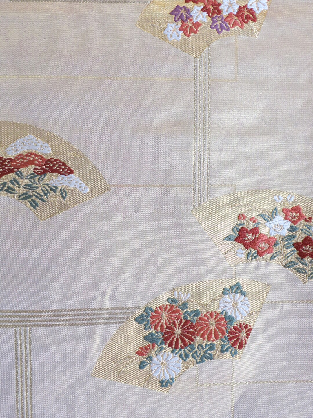 Obi Table Runner / Unworn Vintage Japanese Silk Obi Belt / Bed Runner ...