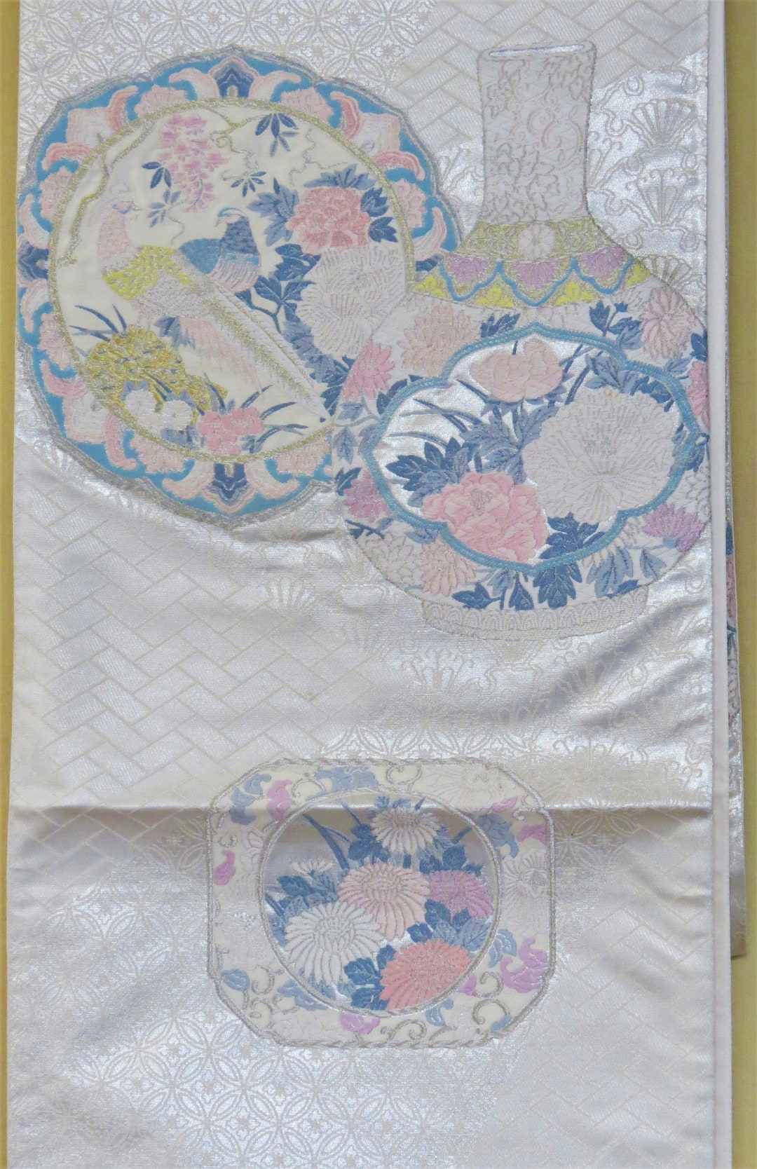 OBI TABLE RUNNER / Vintage Japanese Silk Obi /altar / Bed / Table ...