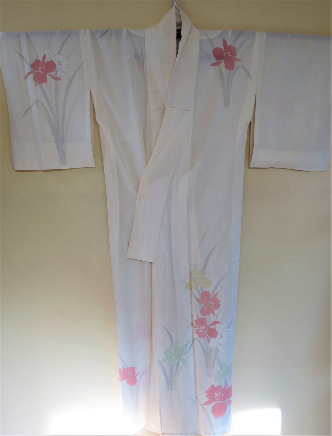 Kimono See Through Ro Silk Vintage Japanese Kimono Etsy