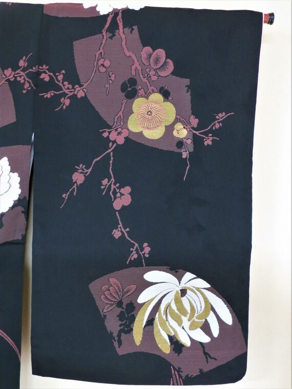 SHOWA KIMONO / OMESHI / Antique Silk Japanese Kimono … - Gem