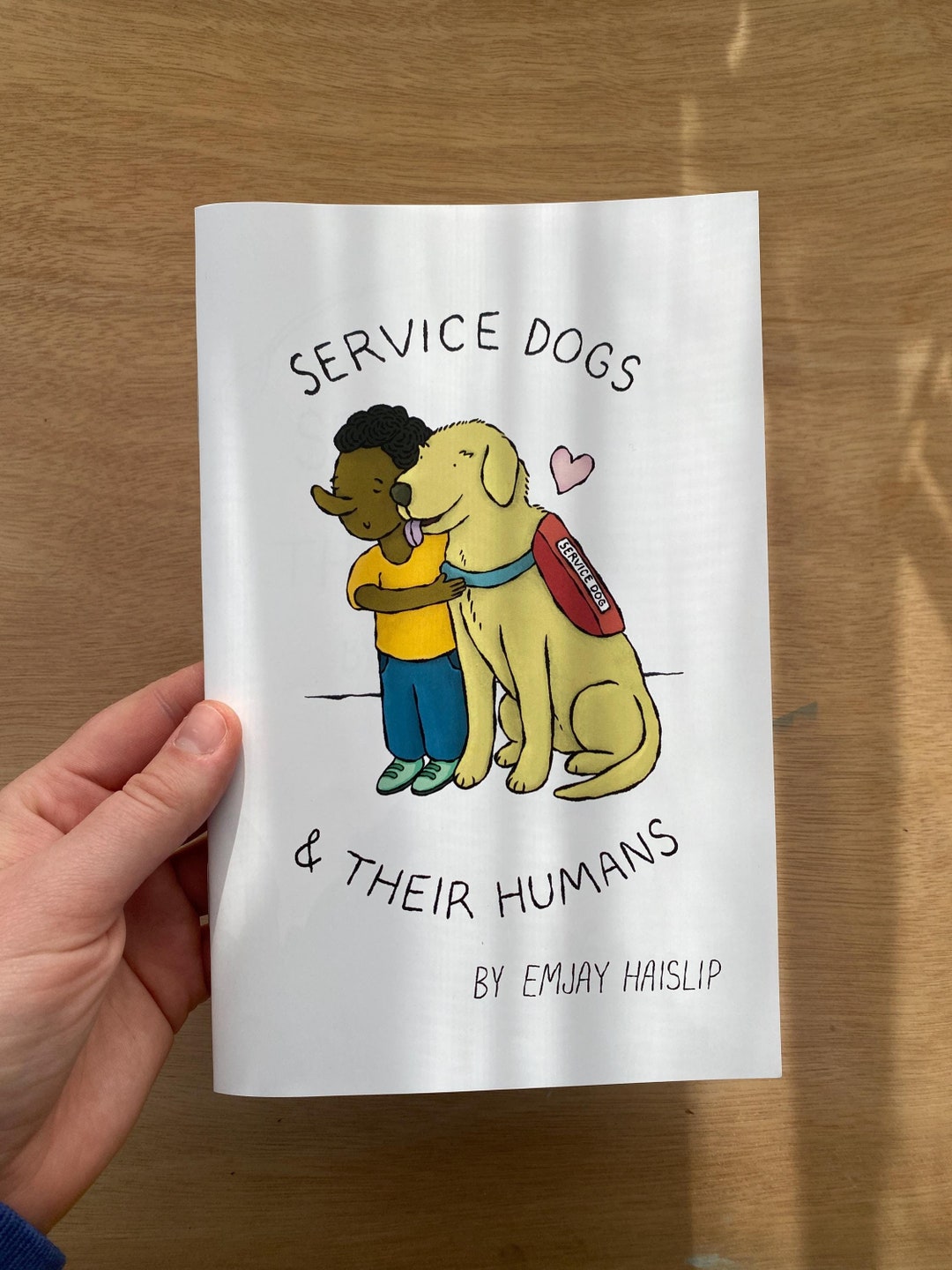 Service Dogs and Their Humans Zine, Illustrated Kid's Zine, Picture ...