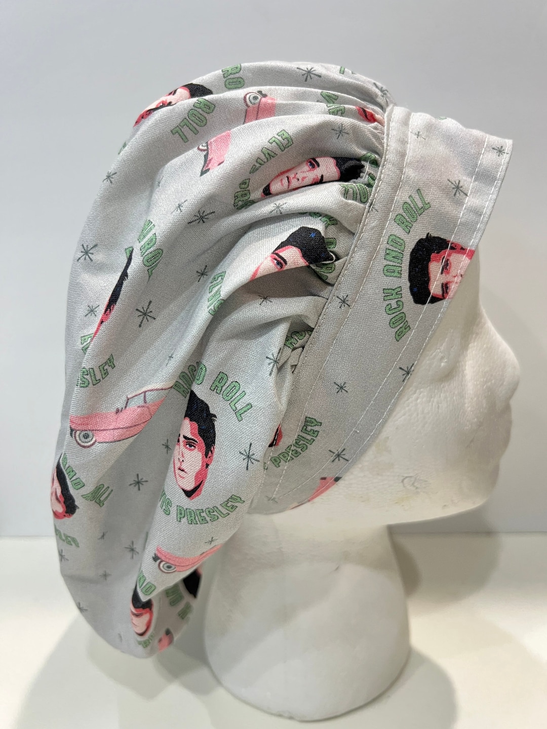Elvis Presley Music Scrub Hat, Surgical Hat, Scrub Cap, Surgical Cap ...