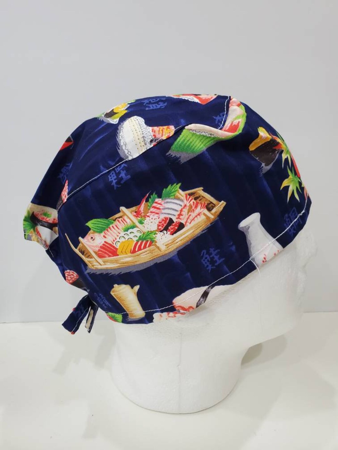 Men's Sushi Scrub Hat, Surgical Hat, Scrub Cap, Surgical Cap - Etsy