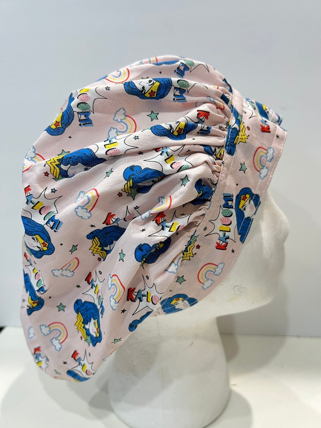 Wonder Woman Superhero Scrub Hat, Surgical Hat, Scrub Cap Adjustable ...