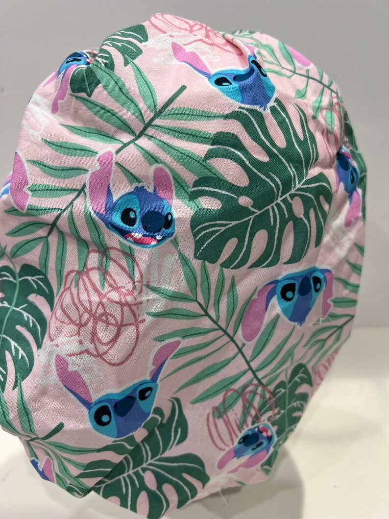 Stitch Scrub Cap, Disney Stitch Surgical Cap, Hawaiian Surgical Cap ...
