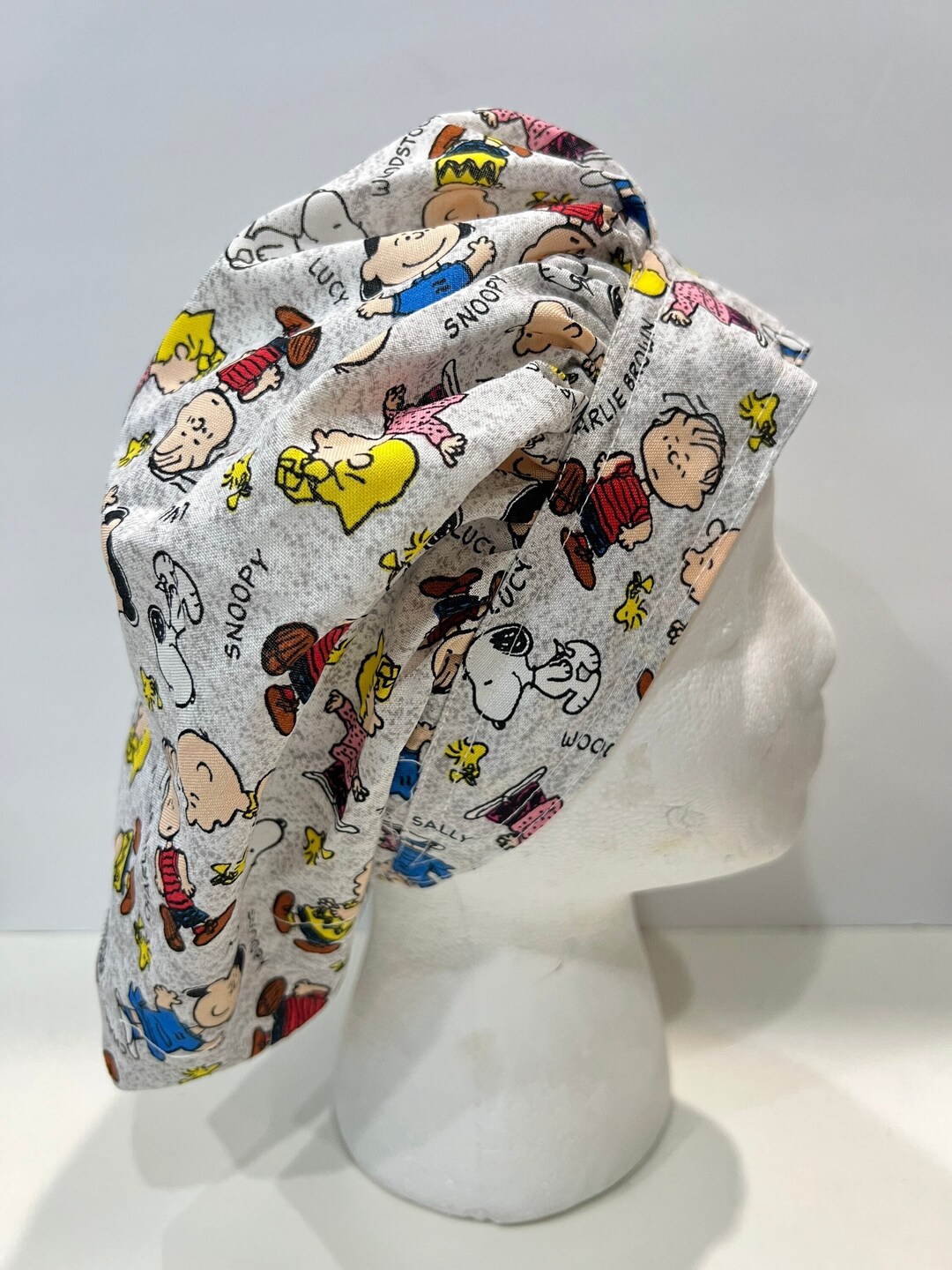 Peanuts Scrub Hat, Surgical Ha Adjustable, Scrub Cap Cartoons, Surgical ...