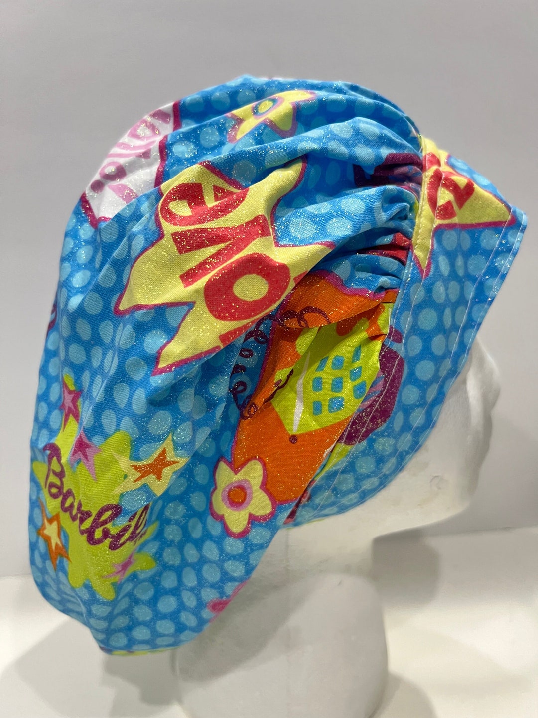 Barbie Scrub Hat, Barbie Adjustable Bouffant Surgical Cap, Surgical Cap ...