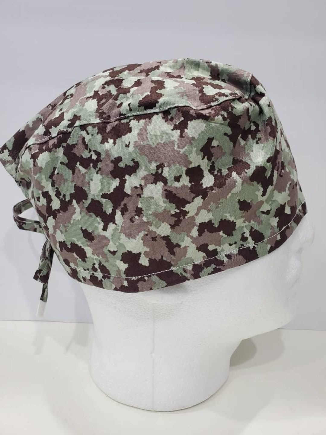 Men's Camouflage Surgical/ Scrub Cap - Etsy