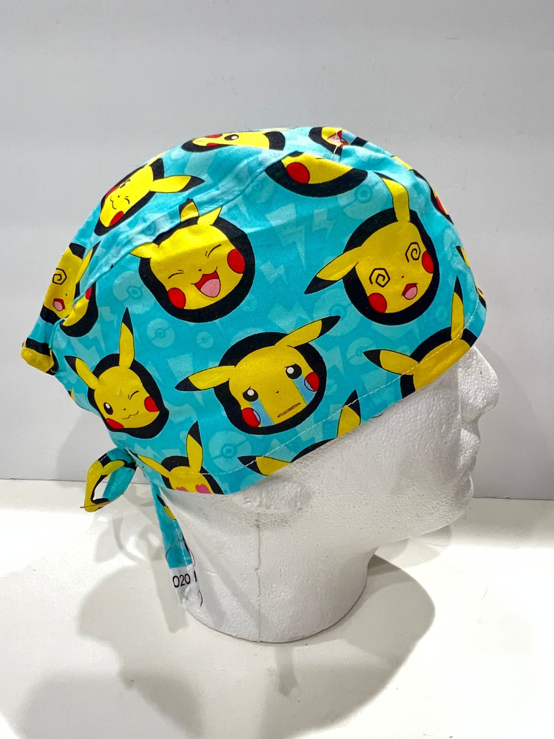 Pikachu Scrub Cap, Adjustable Surgical Hat, Healthcare Nurse Doctor - Etsy