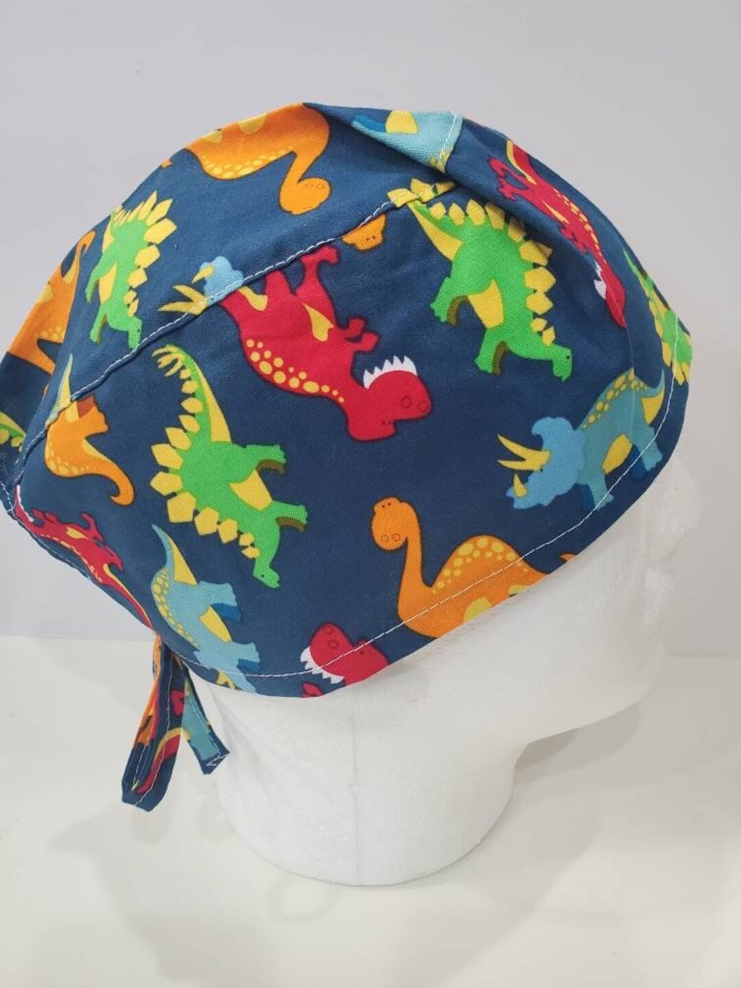 Dinosaur Print Scrub Cap, Adjustable Surgical Hat - Etsy