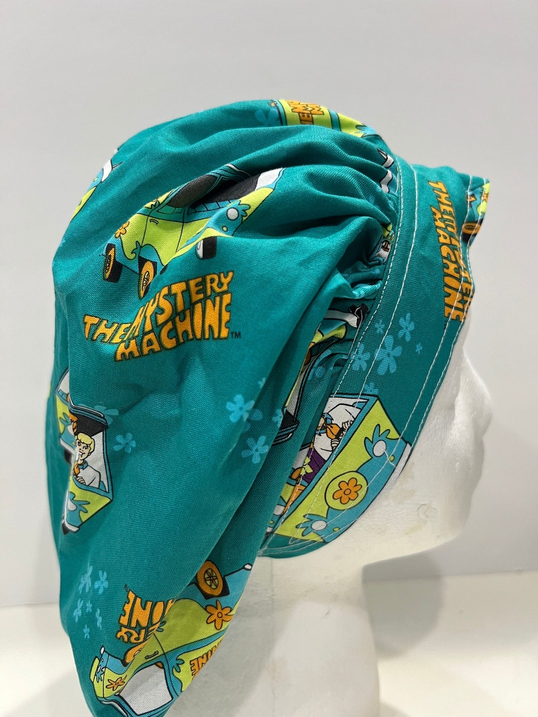 The Mystery Machine Scrub Cap, Scooby Doo Surgical Cap, Adjustable ...