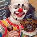 Circus CLOWN With PUG Dog Clipart/digital Images - Instant Download 1 ...
