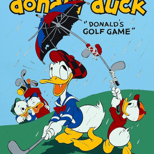 Donald Duck Poster - Etsy