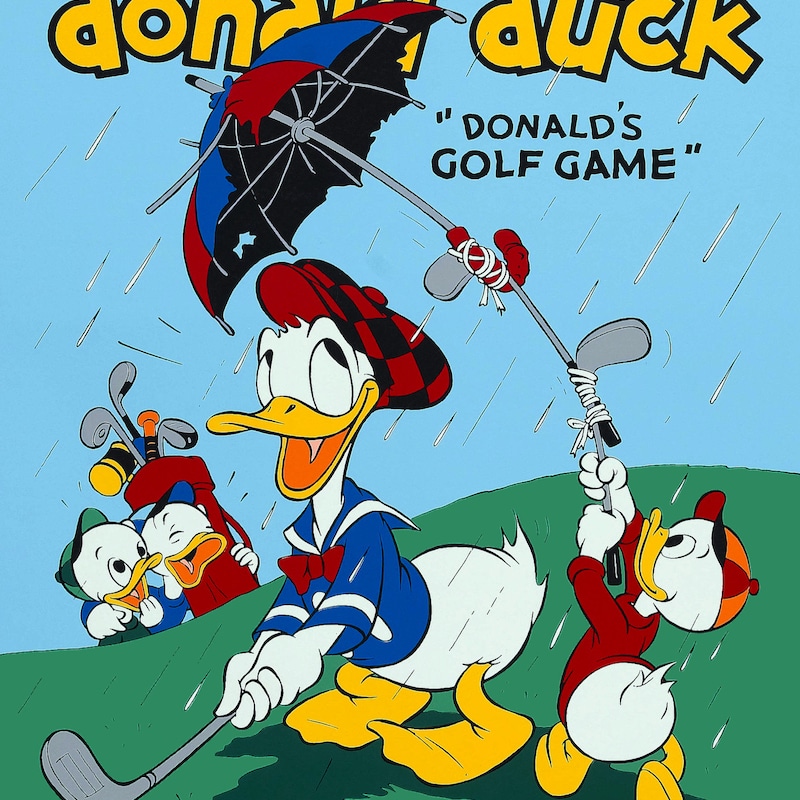 Donald Duck Posters - Etsy