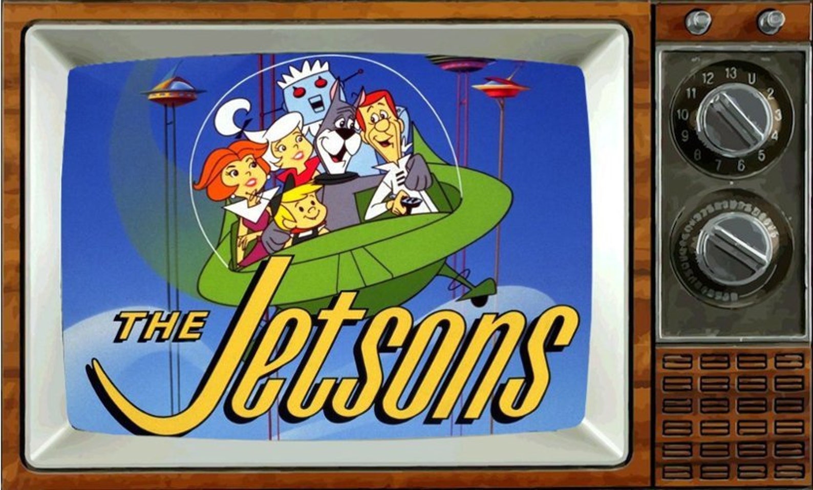 THE JETSONS TV Fridge Magnet 2" X 3" Art Saturday Morning Cartoons ...
