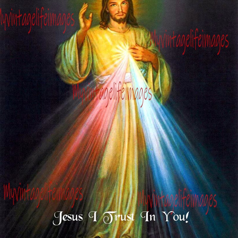 Divine Mercy Clipart - Etsy