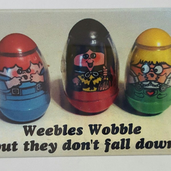 Weeble Wobbles - Etsy